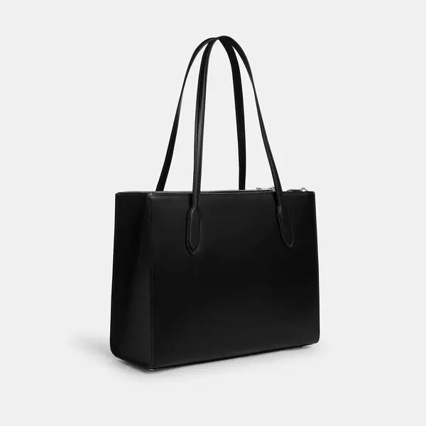 Coach Nina Tote - Silver/ Black | Editorialist